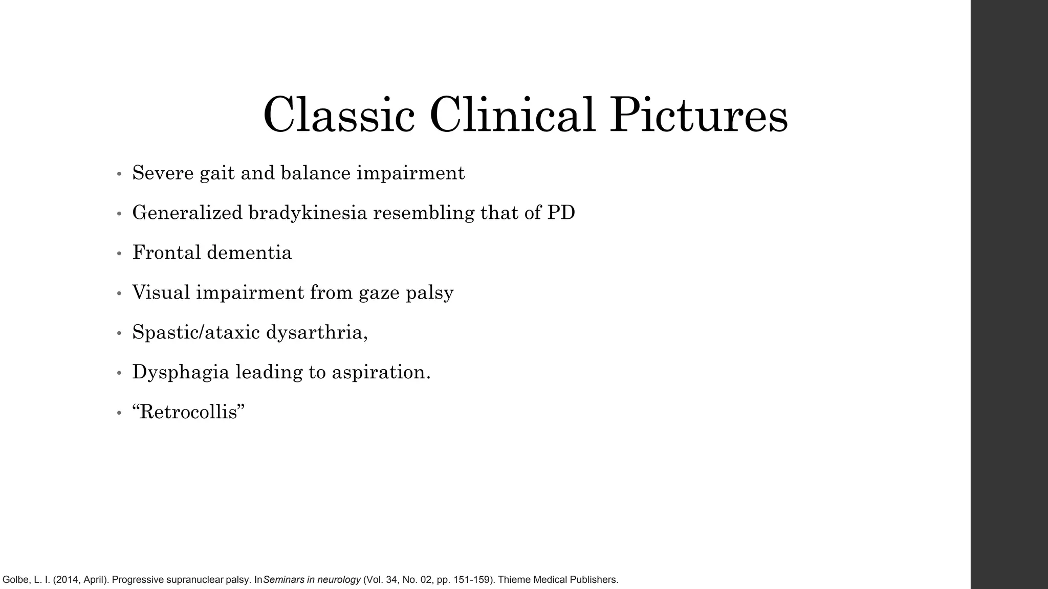 Progressive Supranuclear Palsy | PPTX