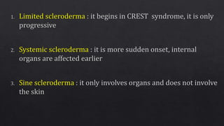 Progressive systemic sclerosis | PPT