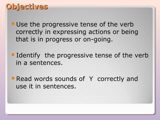 Progressive tense of verb.ppt a | PPT