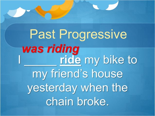 Progressive Verb Tenses | PPTX