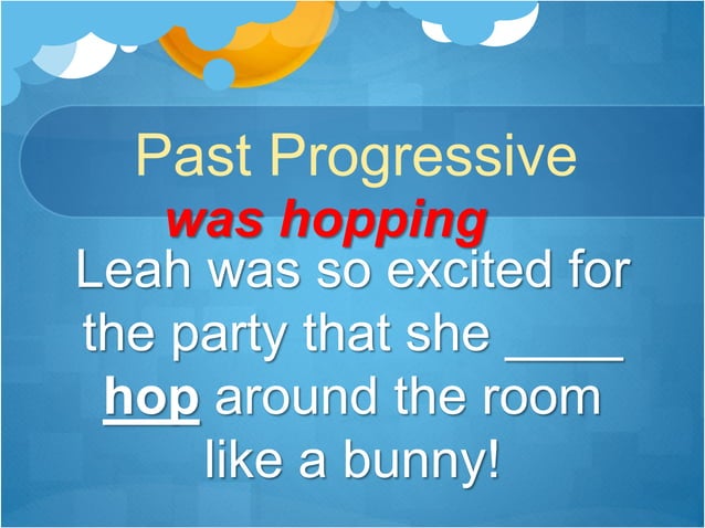 Progressive Verb Tenses | PPTX