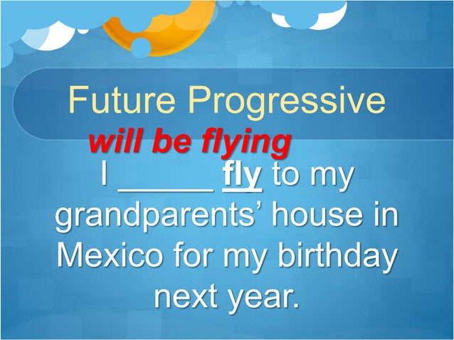 Progressive Verb Tenses | PPTX