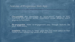 Progressive web app | PPT