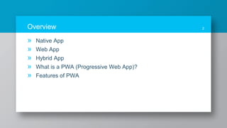 Progressive Web App | PDF