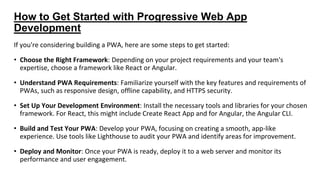 Progressive Web App Development: The Future of Mobile App Development | PPT