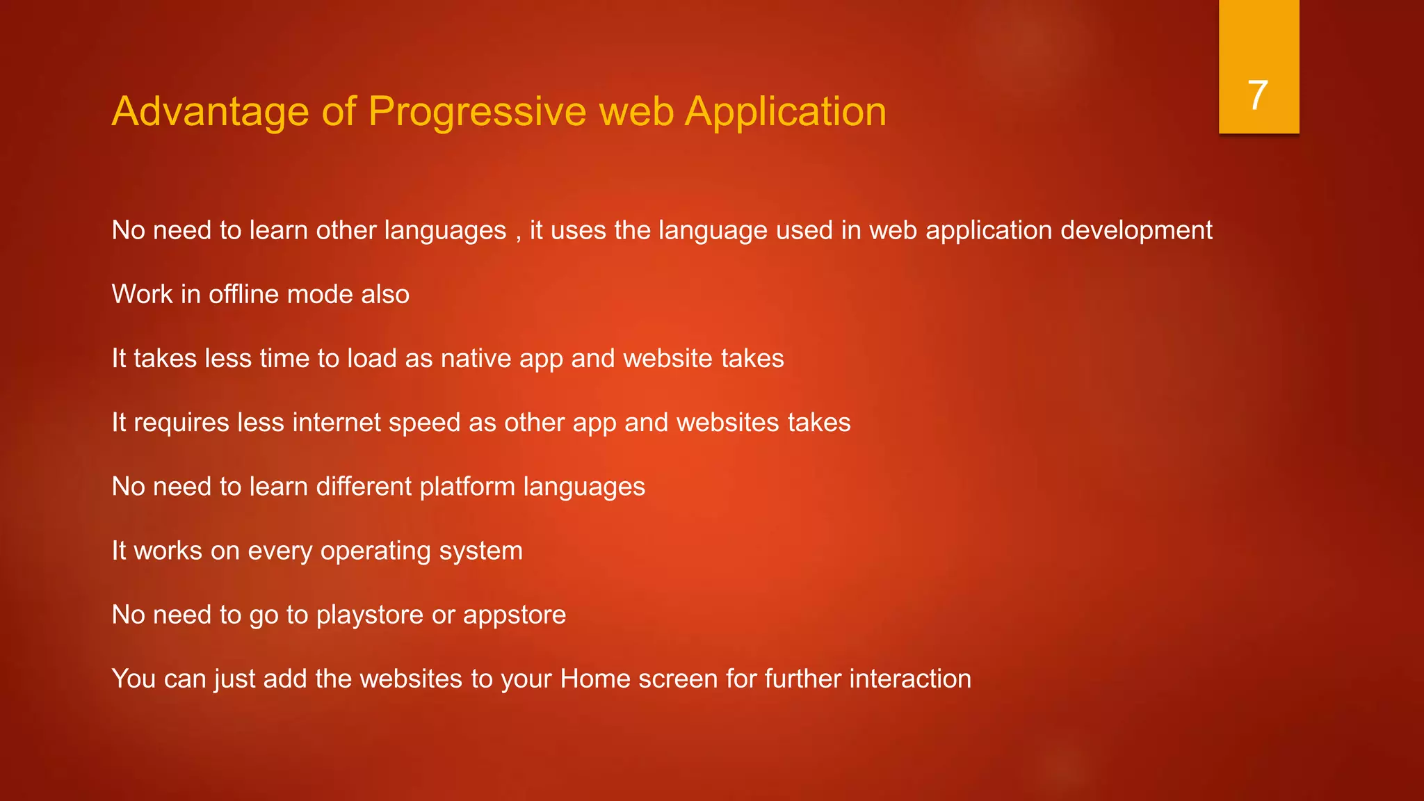 Progressive web application | PPT