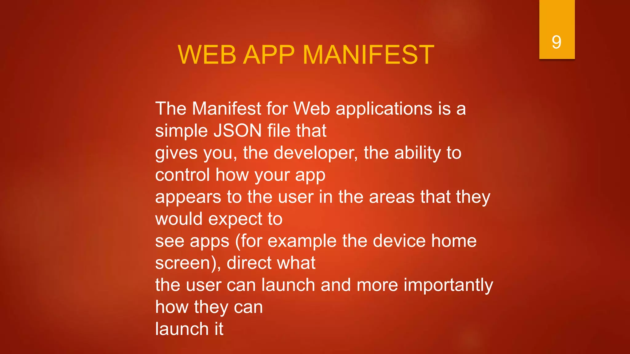 Progressive Web Application Ppt