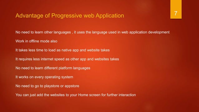 Progressive web application | PPT
