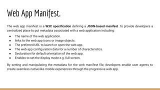Progressive web apps | PDF