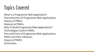 Progressive web apps | PDF