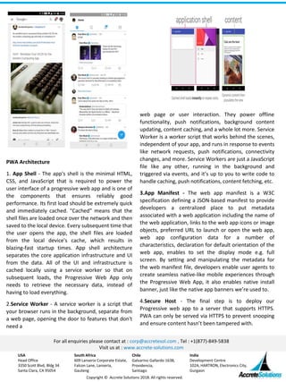 Progressive Web Apps –The Future of Apps | PDF