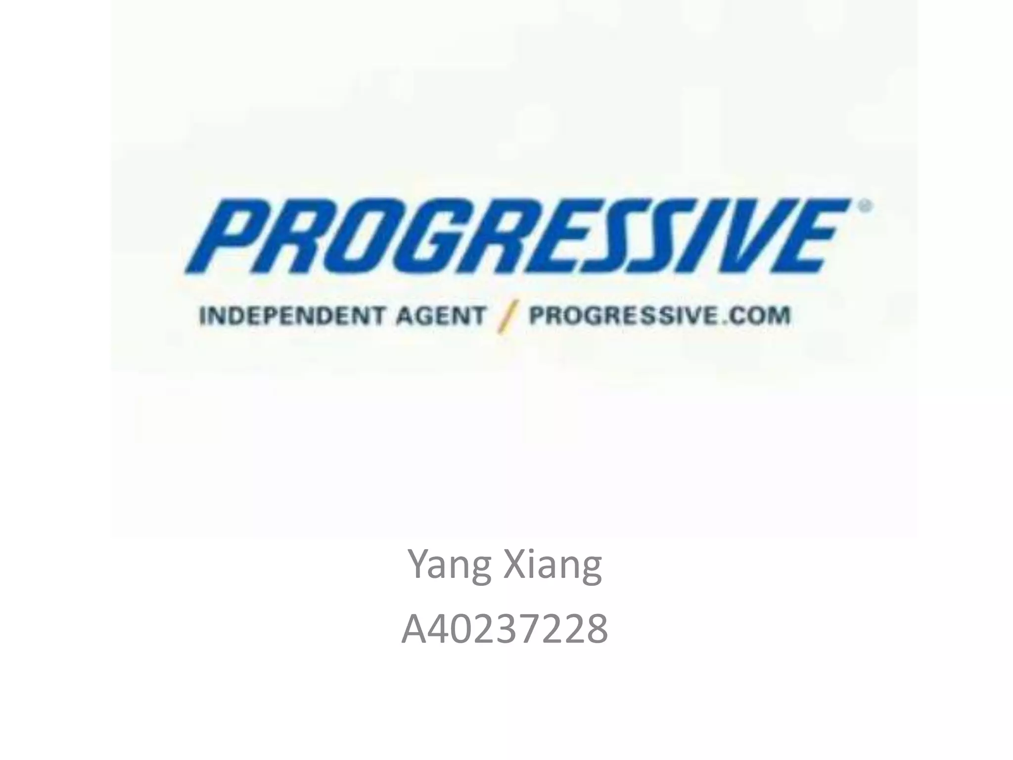 Progressive yang xiang | PPTX