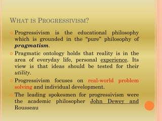 Progressivism | PPTX