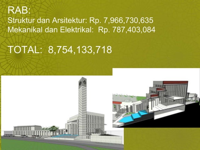 Progress of construction project of Ash Shaff Emerald Mosque | PPT