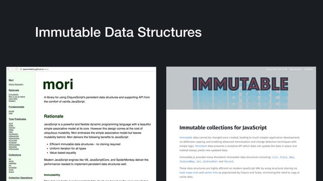 Progress of JavaScript Architecture | PPT