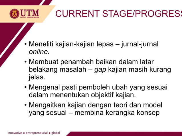 PROGRESS PRESENTATION MASTER SEMESTER 4 | PPT PROGRESS PRESENTATION MASTER SEMESTER 4 | PPT