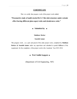 Progress report | PDF