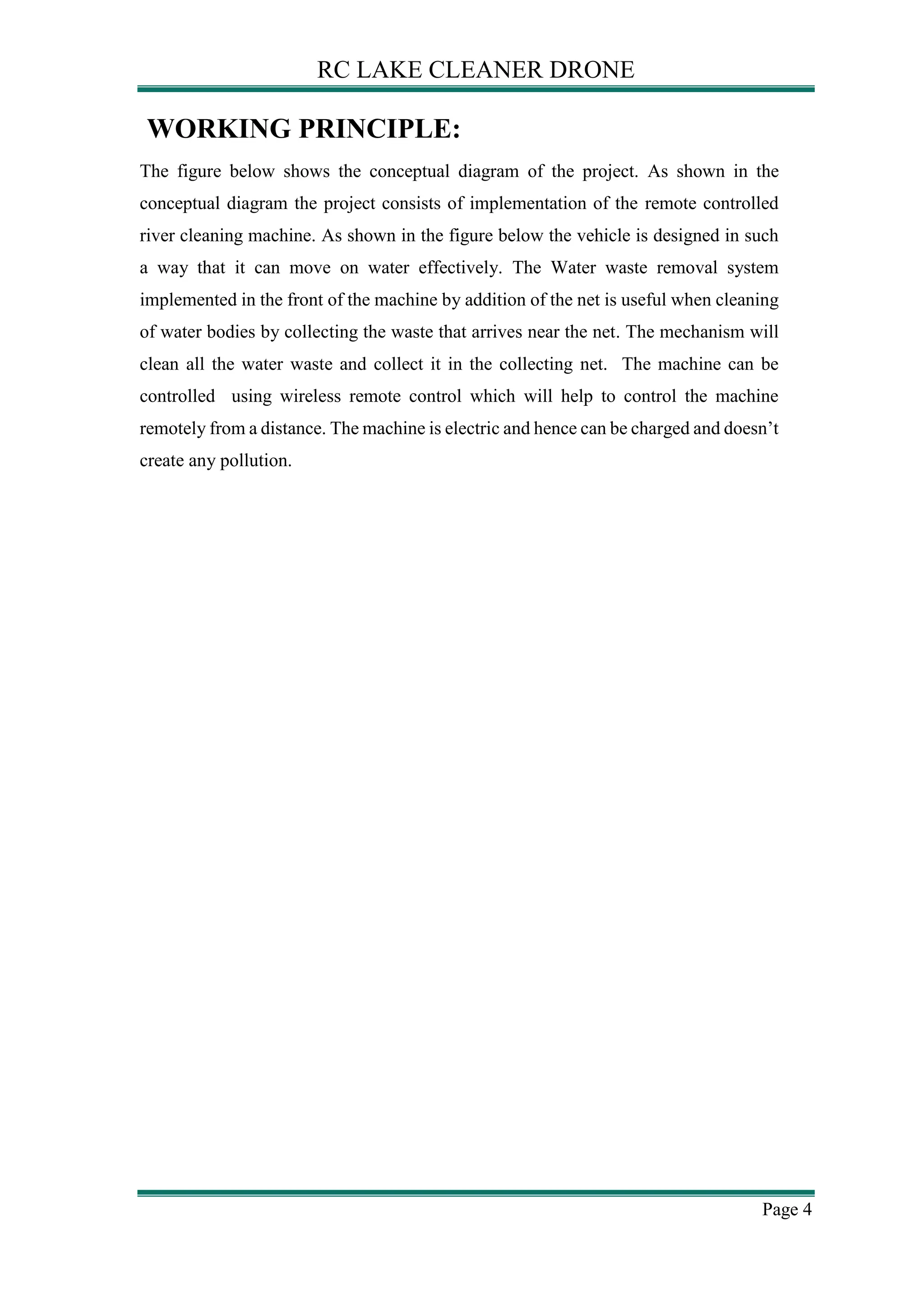 Remote control solar lake cleaner. .docx