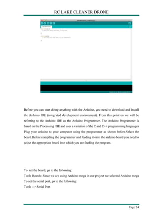 Remote control solar lake cleaner. .docx