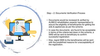 Progress Report - ALIMCO Beneficiary registration.pptx