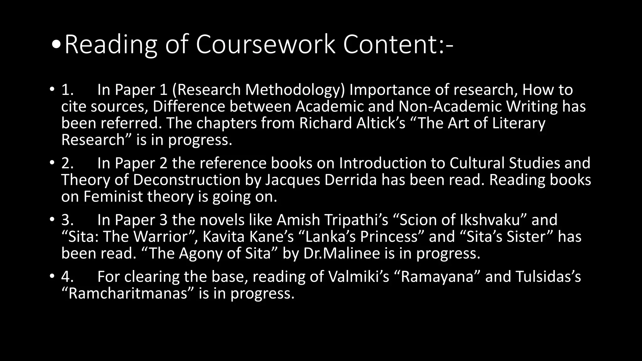 PhD Progress Report July 2018 | PPTX