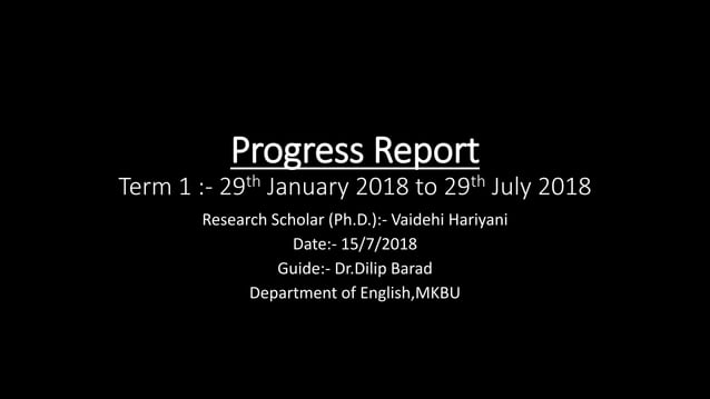 PhD Progress Report July 2018 | PPTX | Hinduism | Religion & Spirituality