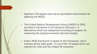 Progress towards achieving mch mdg | PPTX