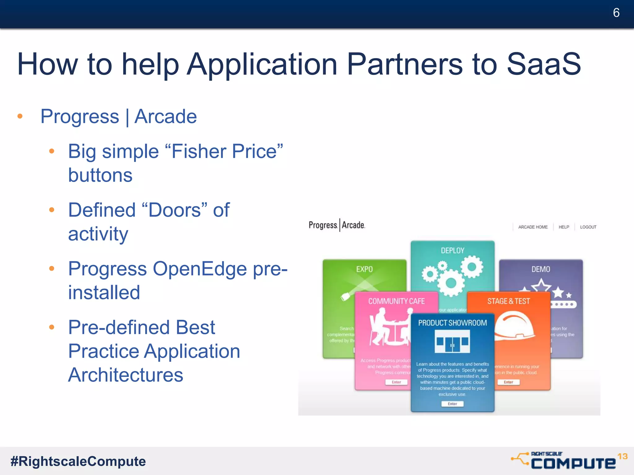 Progress Uses RightScale - RightScale Compute 2013 | PPTX