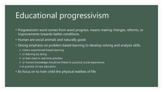 Progressivism concept of Education | PPT