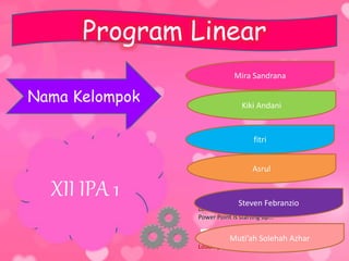 Progrm linear | PPT