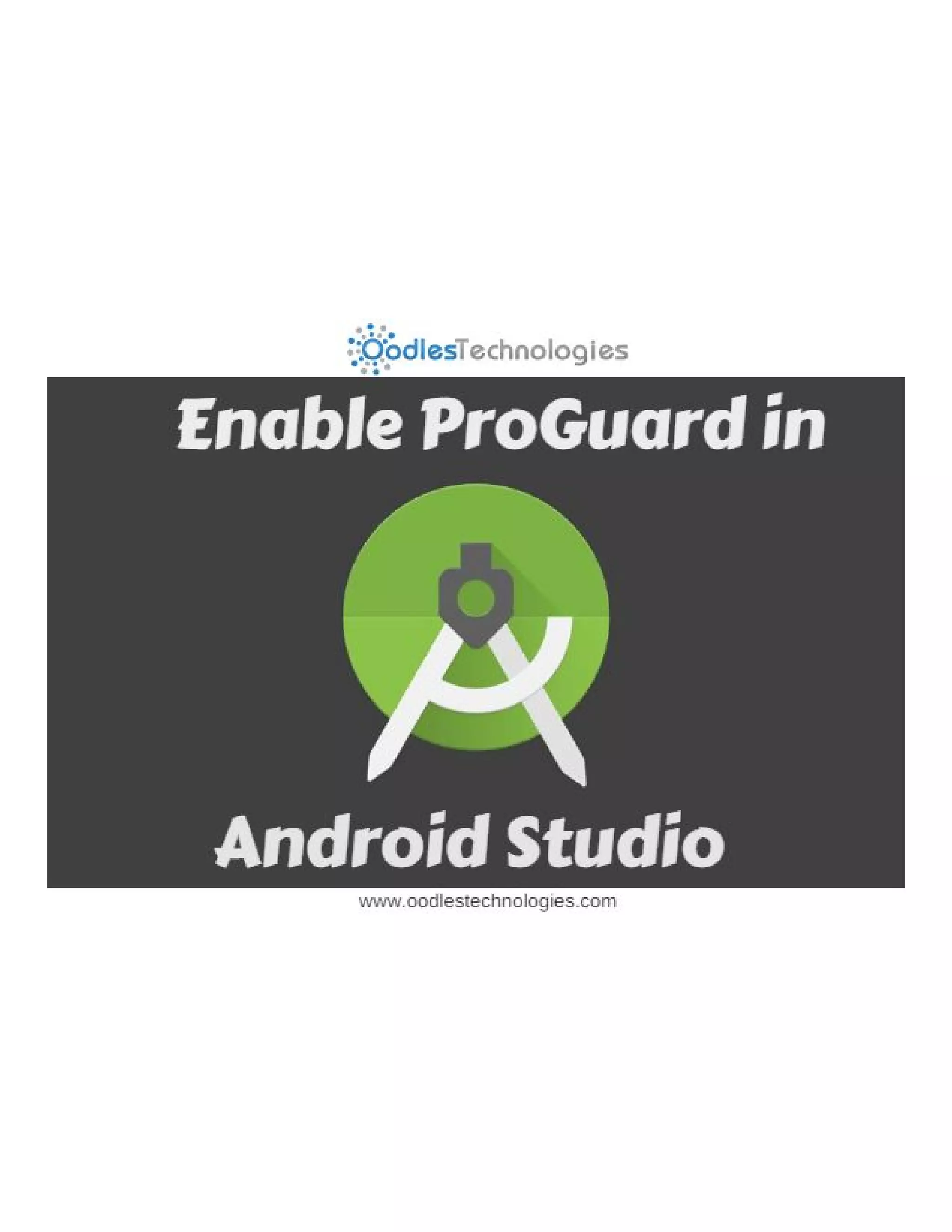 Proguard in android studio | PDF