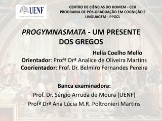 Progymnasmata um presente dos gregos | PDF
