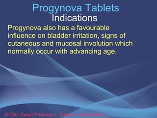 Progynova Tablets for Treatment of Oestrogen Deficiency | ODP