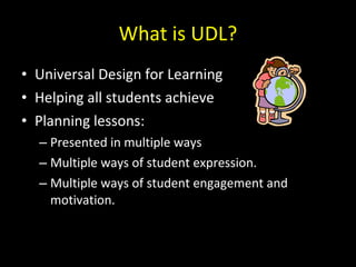 Mainstreaming Students using UDL | PPT