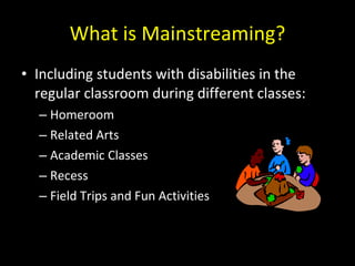 Mainstreaming Students using UDL | PPT | Special Education | Education