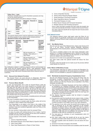 Discover ManipalCigna ProHealth Prime Plans: Active Policy Contract | PDF