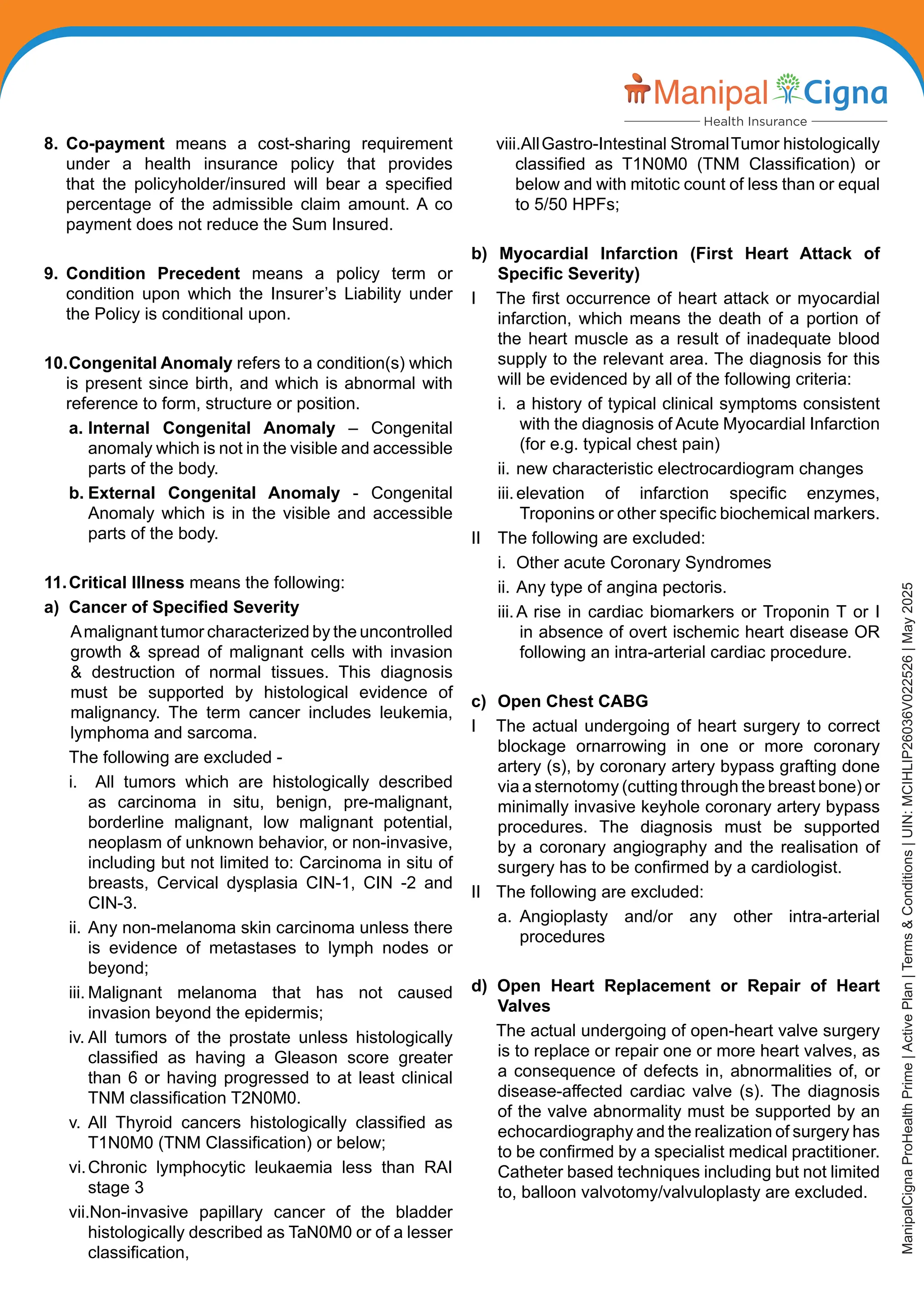 Explore Key Benefits of the ProHealth Prime Active Plan by ManipalCigna ...