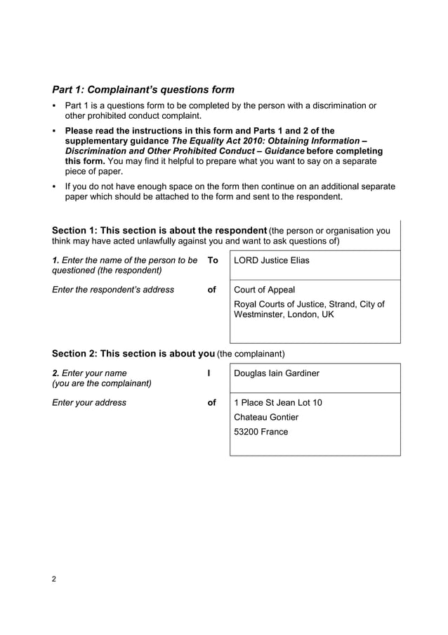 Prohibited conduct-questionnaire-signed to Judge Elias | PDF