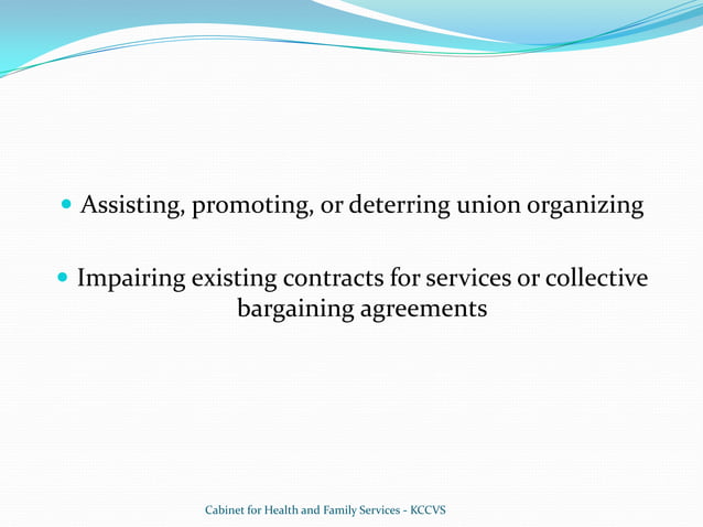 Prohibited Activities Power Point | PPTX