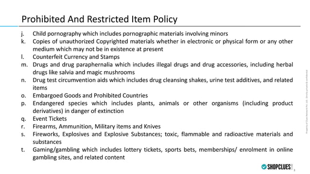 Prohibited and restricted item policy | PPTX | Arms & Ammunition ...