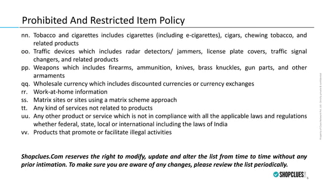 Prohibited and restricted item policy | PPTX | Arms & Ammunition ...