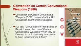 Prohibited means & methods of warfare | PPTX
