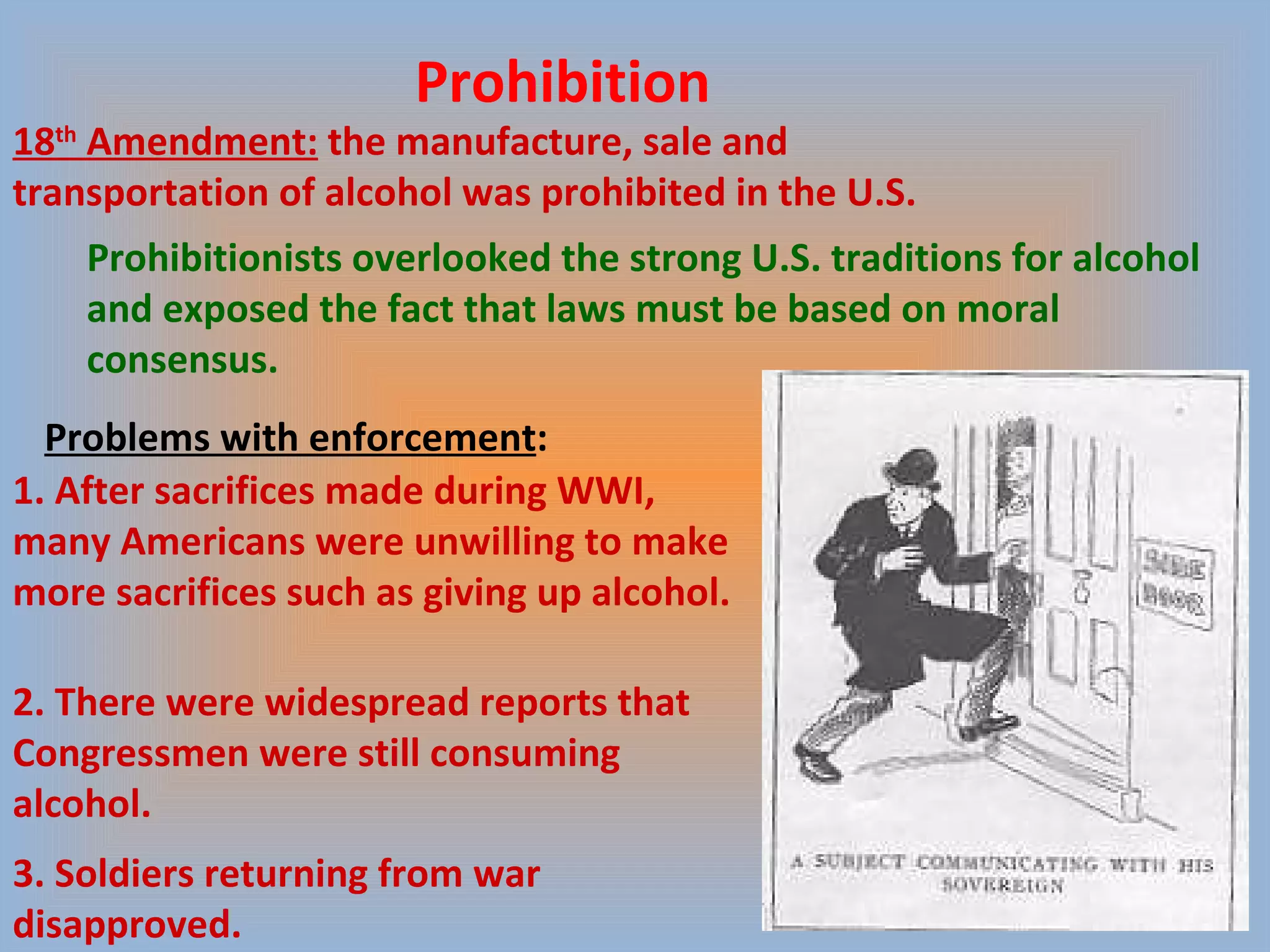 Prohibition | PPT