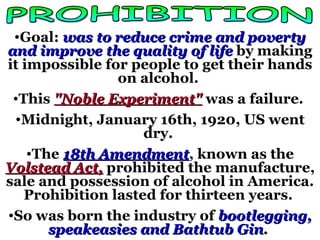 Prohibition | PPT