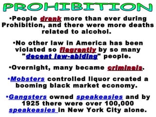 Prohibition | PPT