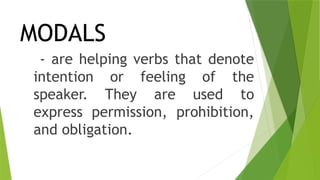 Modals of Prohibition (Lesson and activity) pptx | PPTX