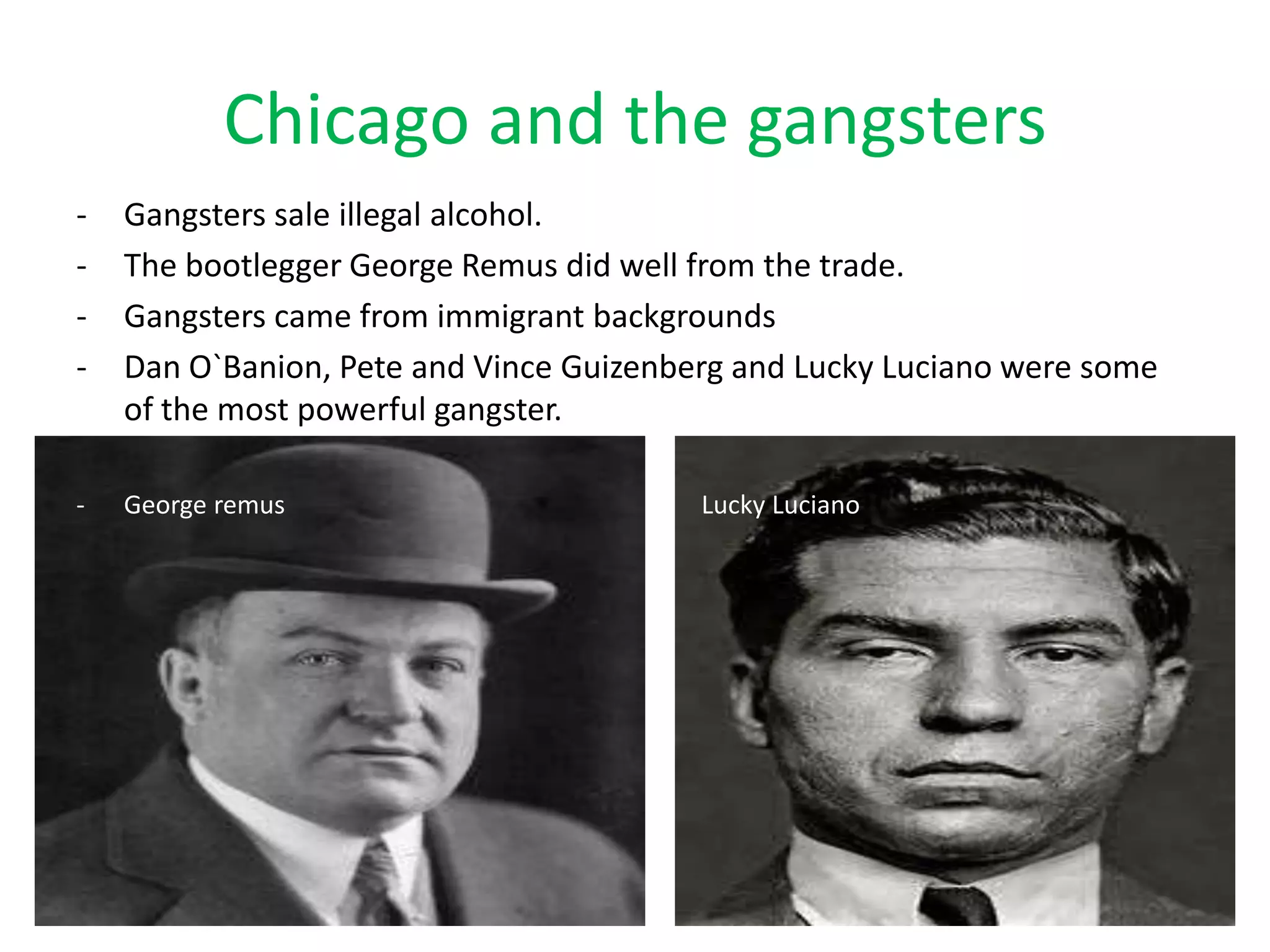 Prohibition in 1920's | PPTX