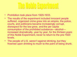 Prohibition | PPT
