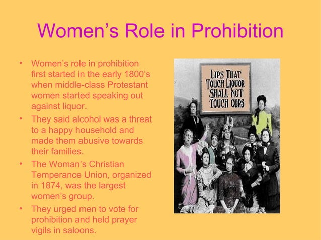 Prohibition | PPT | Alcoholic Beverages | Food & Drink