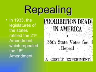 Prohibition Fin | PPT
